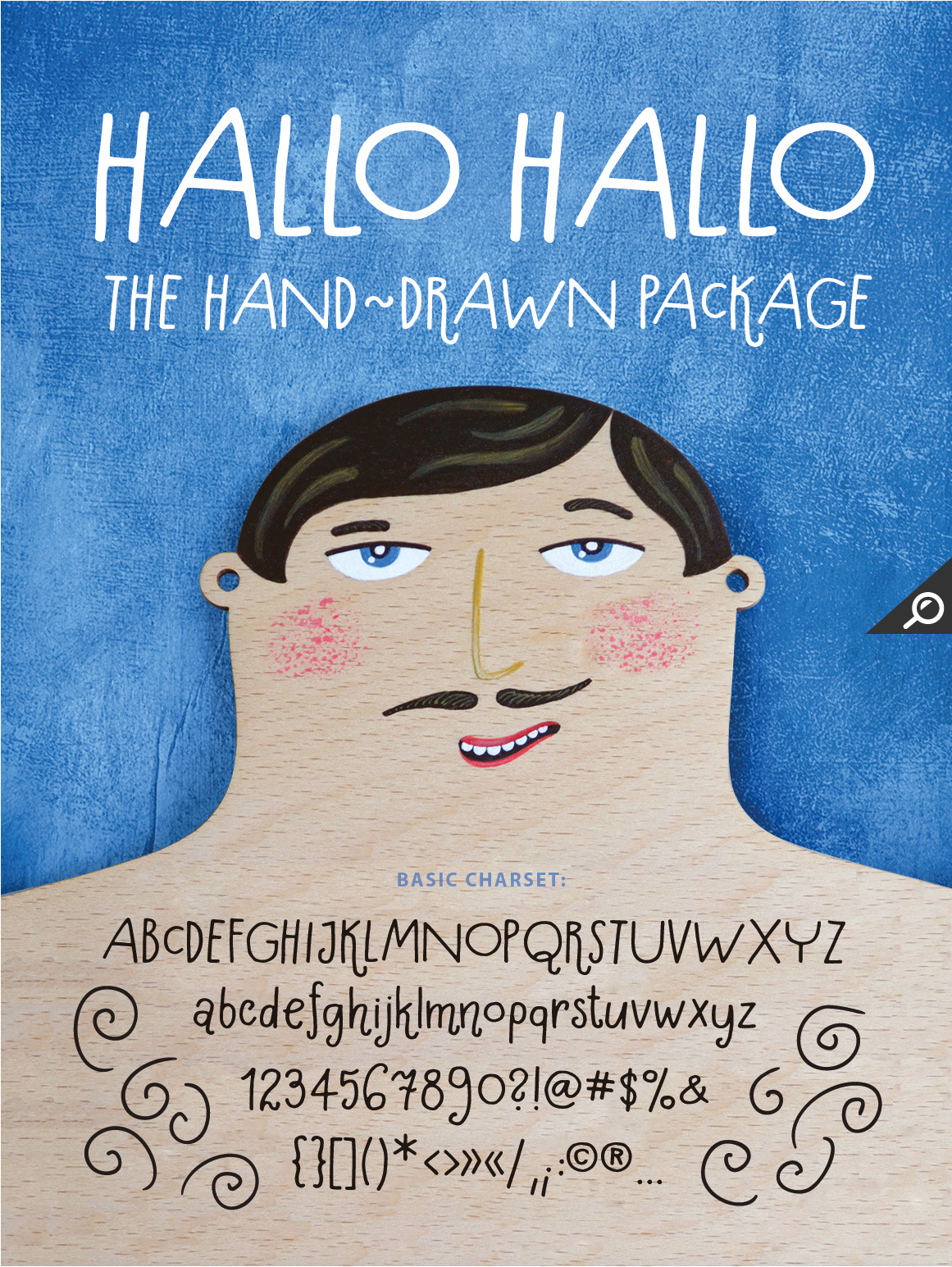Hallo Hallo - HandDrawn Font Package, a Sans Serif Font by Vitek Graphic