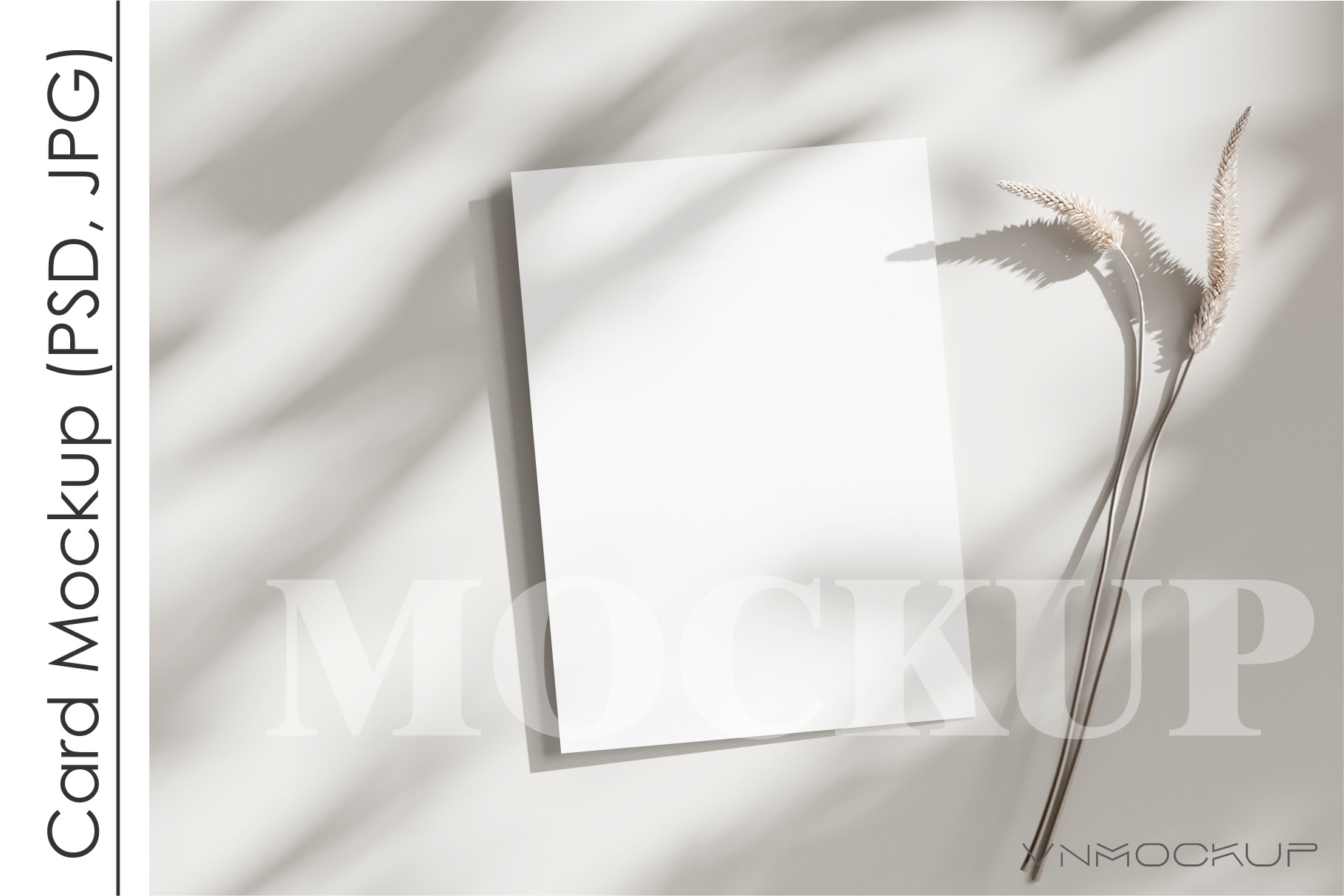 Card Mockup PSD JPG, a Print Template by VNmockup