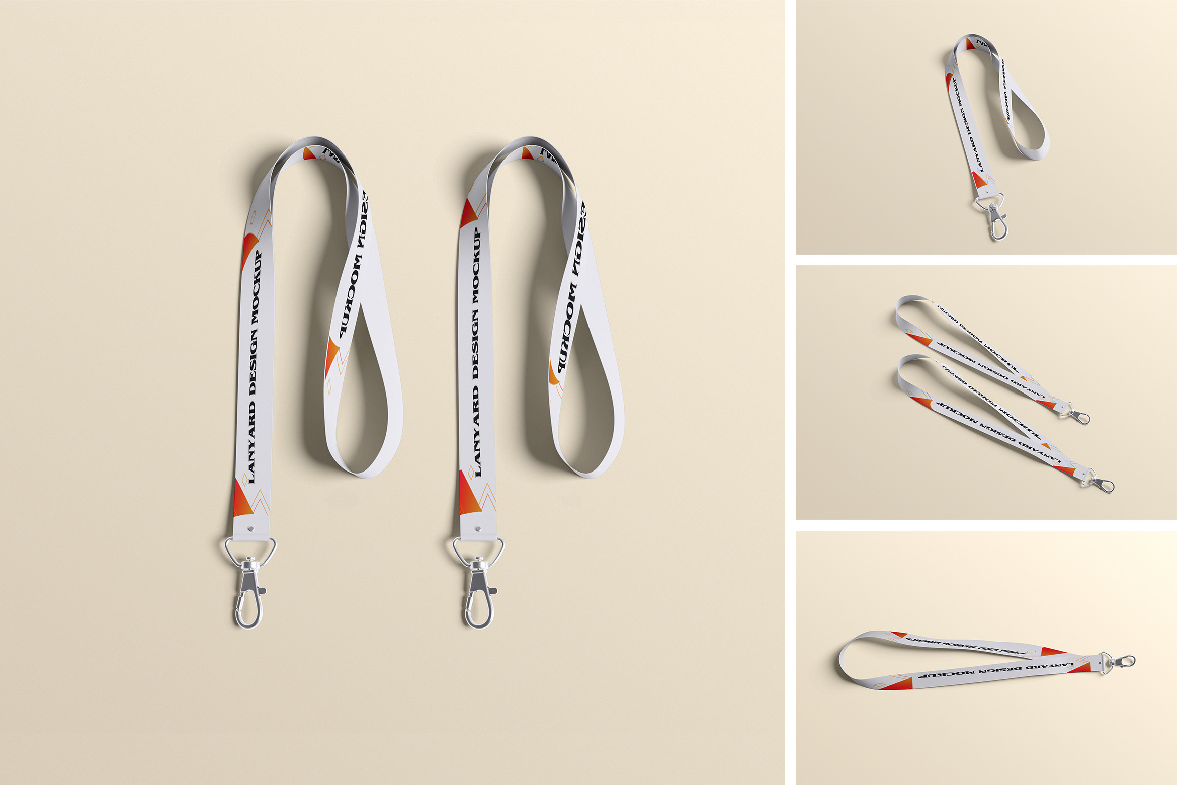 Landyard Mockup, an Advertising Mockup by HanaSaka_Studio