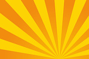 Retro ray orange background, an Illustration by vivat
