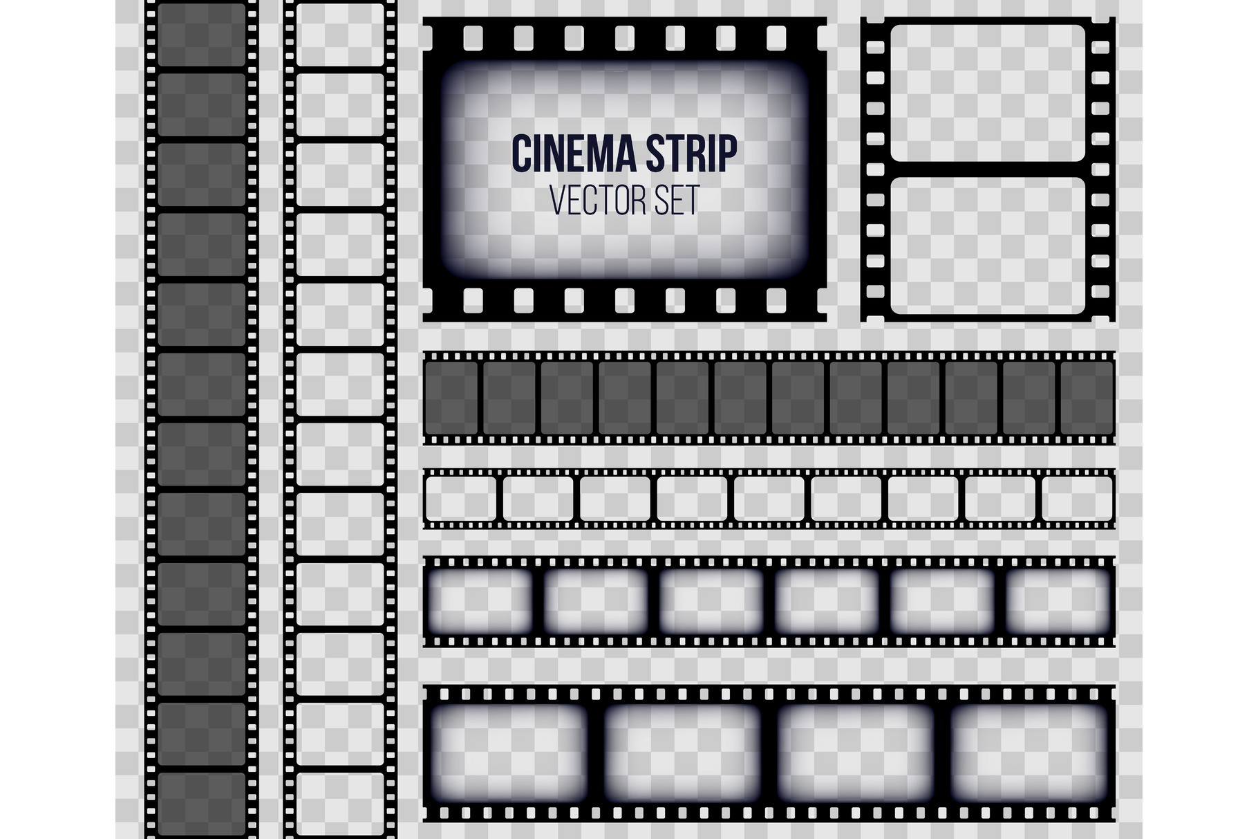 Old retro film strip frame, cinema. | Technology Illustrations ...