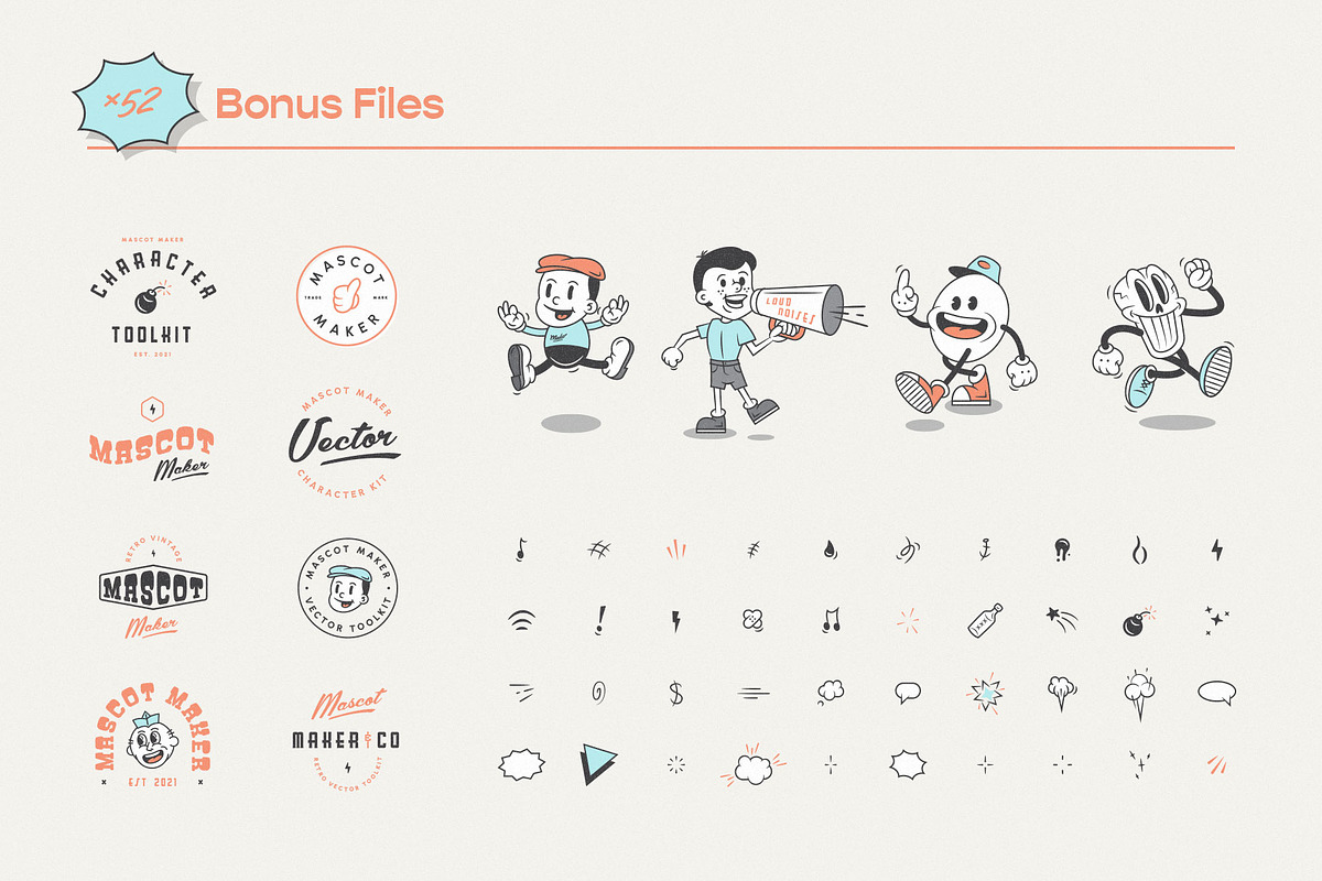 Mascot Maker v2.0: Vector Toolkit, a Person Illustration by Staple.