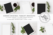 Green + Minimal Tablet Mockup Bundle, an iPad Mockup by WhiteIvy ...