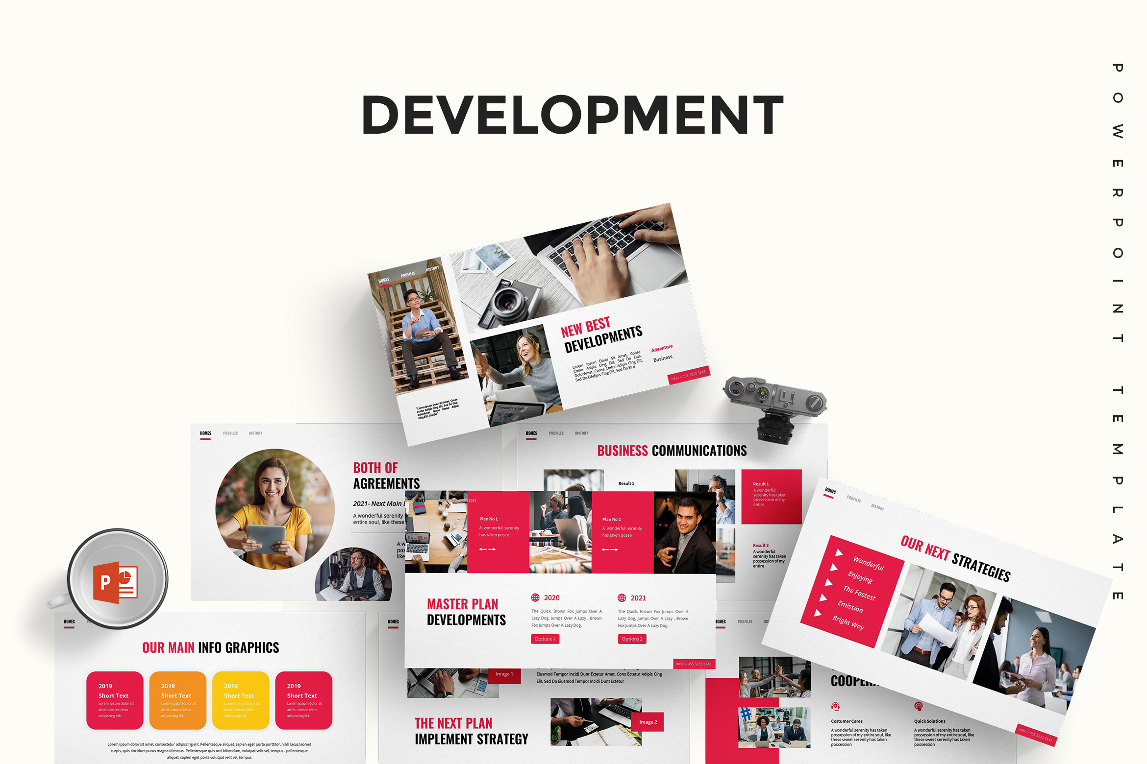 Development - Powerpoint Template, a Presentation Template by AQR Studio