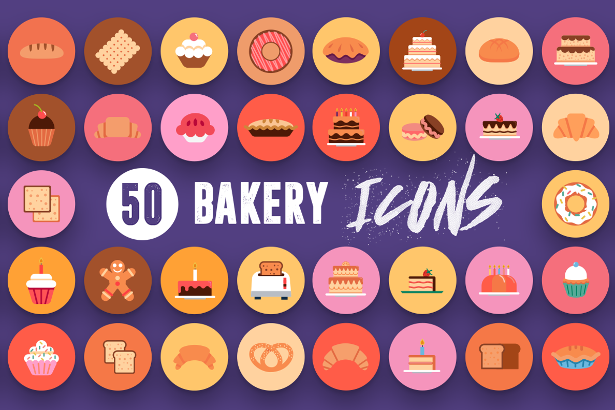 Bakery Icons | Download SVG, PNG, EPS Icons