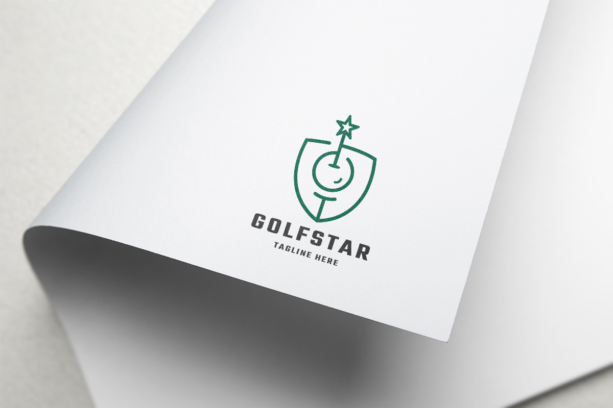 Golf Star Logo, a Branding & Logo Template by Design_Planet