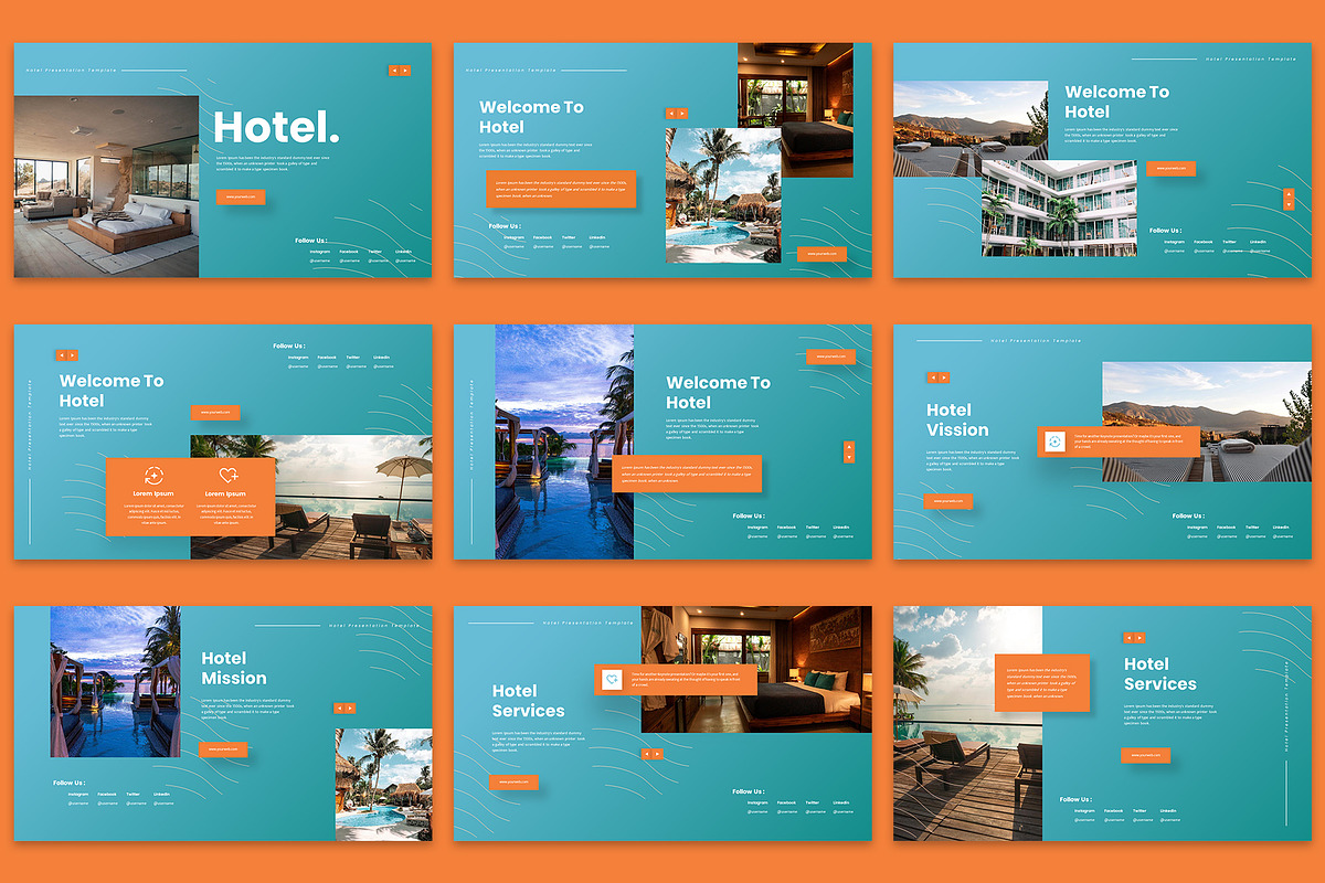 Hotel Powerpoint Template, a Presentation Template by Jaruka