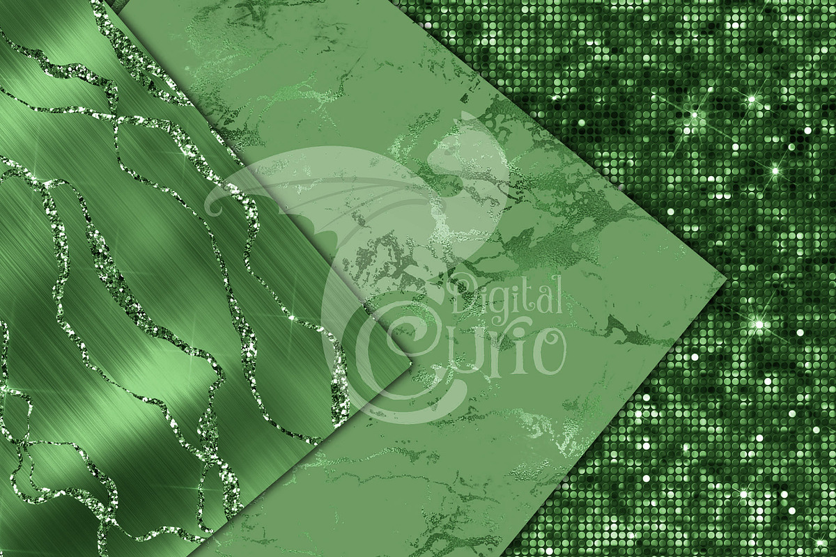 Luxury Forest Green Textures, a Texture Graphic by Digital Curio