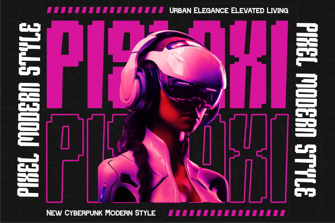 Phonixea - Pixel Condensed Font, a Handwritten Font by MaikoHatta