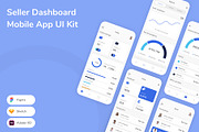Seller Dashboard Mobile App UI Kit, an UI Kit Template by Betush