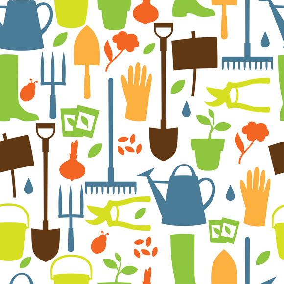 Garden seamless patterns., a Pattern Graphic by incomible | Creative Market