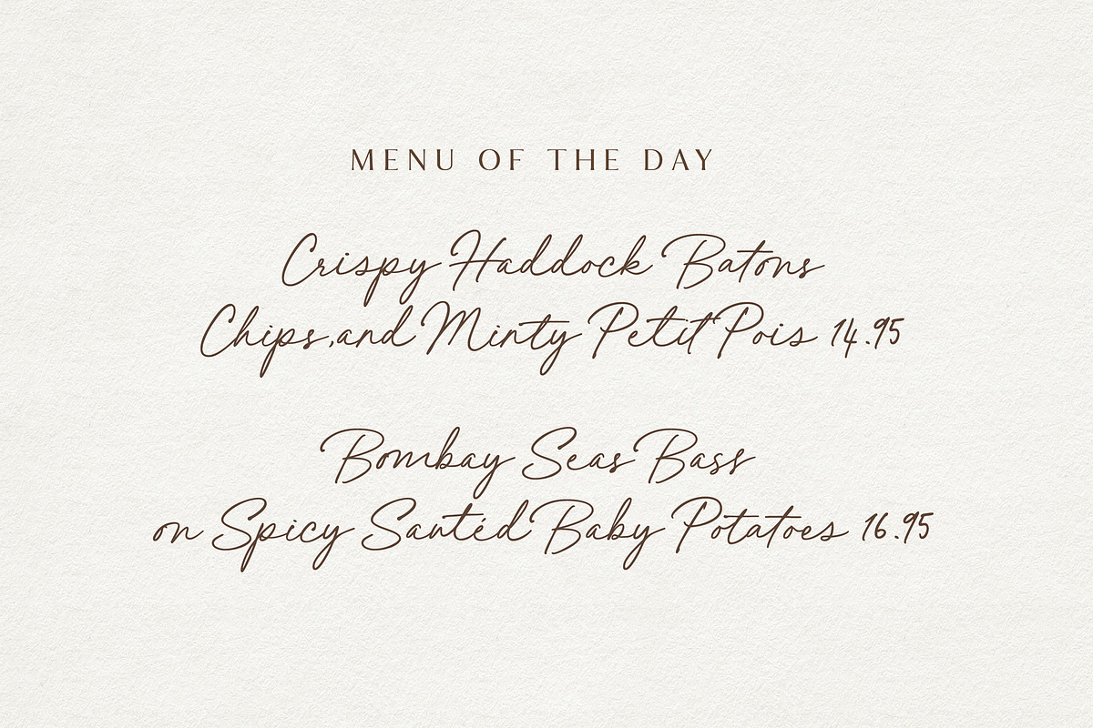 Juniper and Sage Script, a Script Font by Nicky Laatz