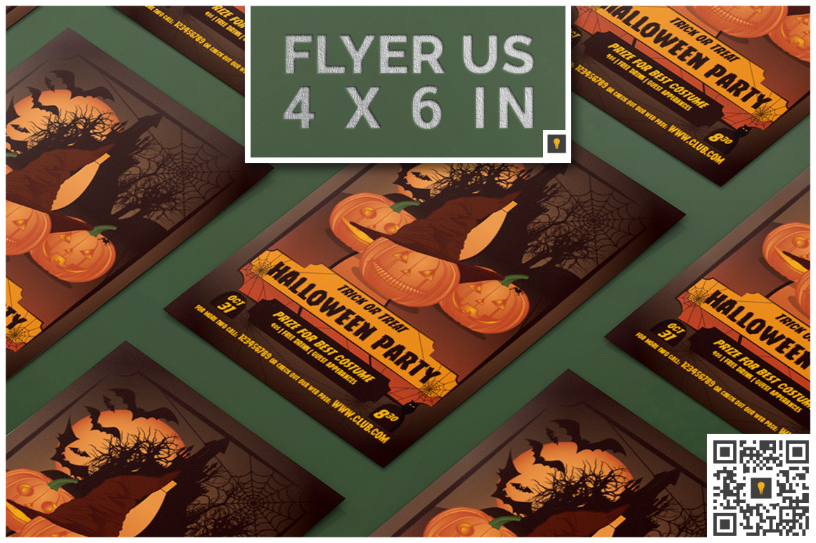 Halloween Party Flyer, a Flyer Template by Shocky Design Studio