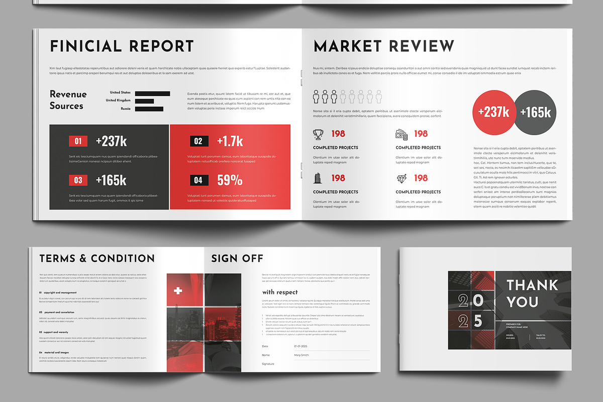 Annual Report Landscape Brochure