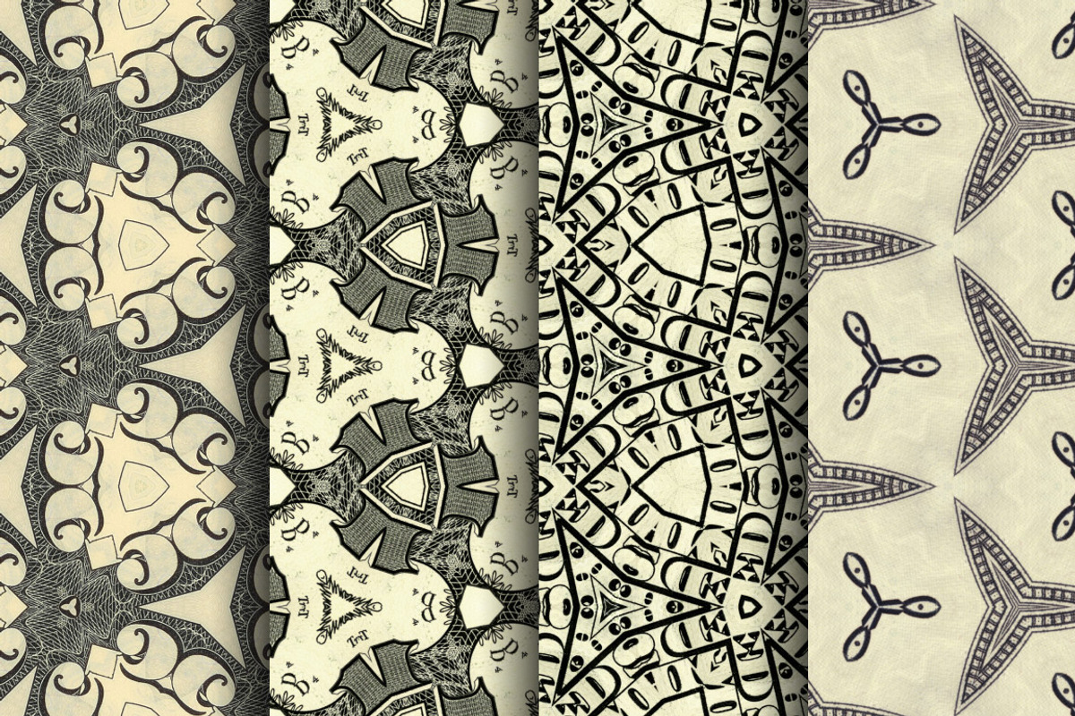 20 Banknote Patterns, a Pattern Graphic by RuleByArt