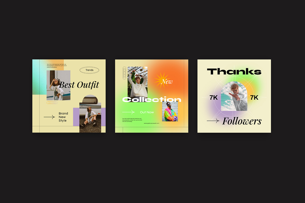 Galora - Brand Social Media Pack, a Social Media Template by Dirtytemp ...