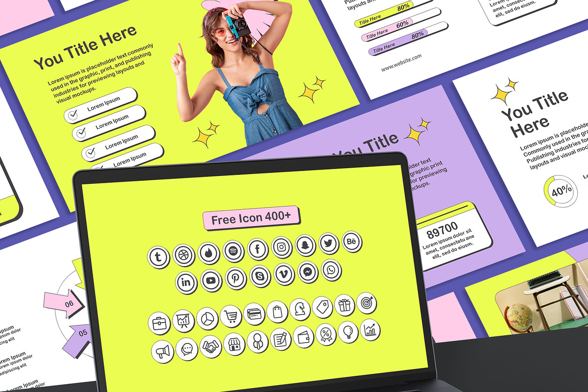 Cute Powerpoint Template, a Presentation Template by SKY CREATION