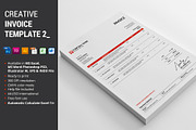 Creative Invoice Template - 2, a Stationery Template by alimran24