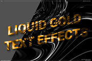LIQUID GOLD TEXT EFFECT, a Branding & Logo Template by MAX TOOLBOX
