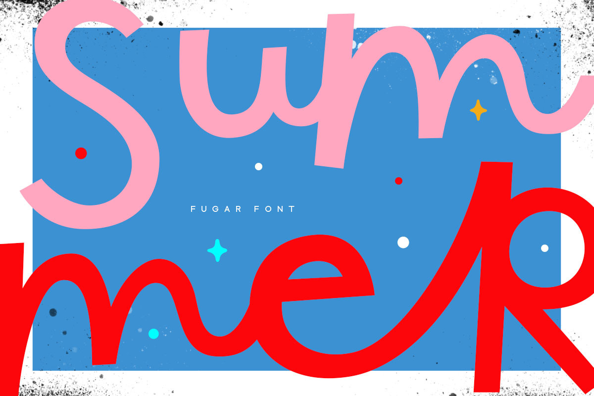 Fugar Font, a Script Font by vuuuds