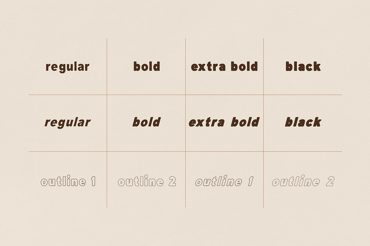 Minerva Handwritten typeface, a Sans Serif Font by VP Fonts
