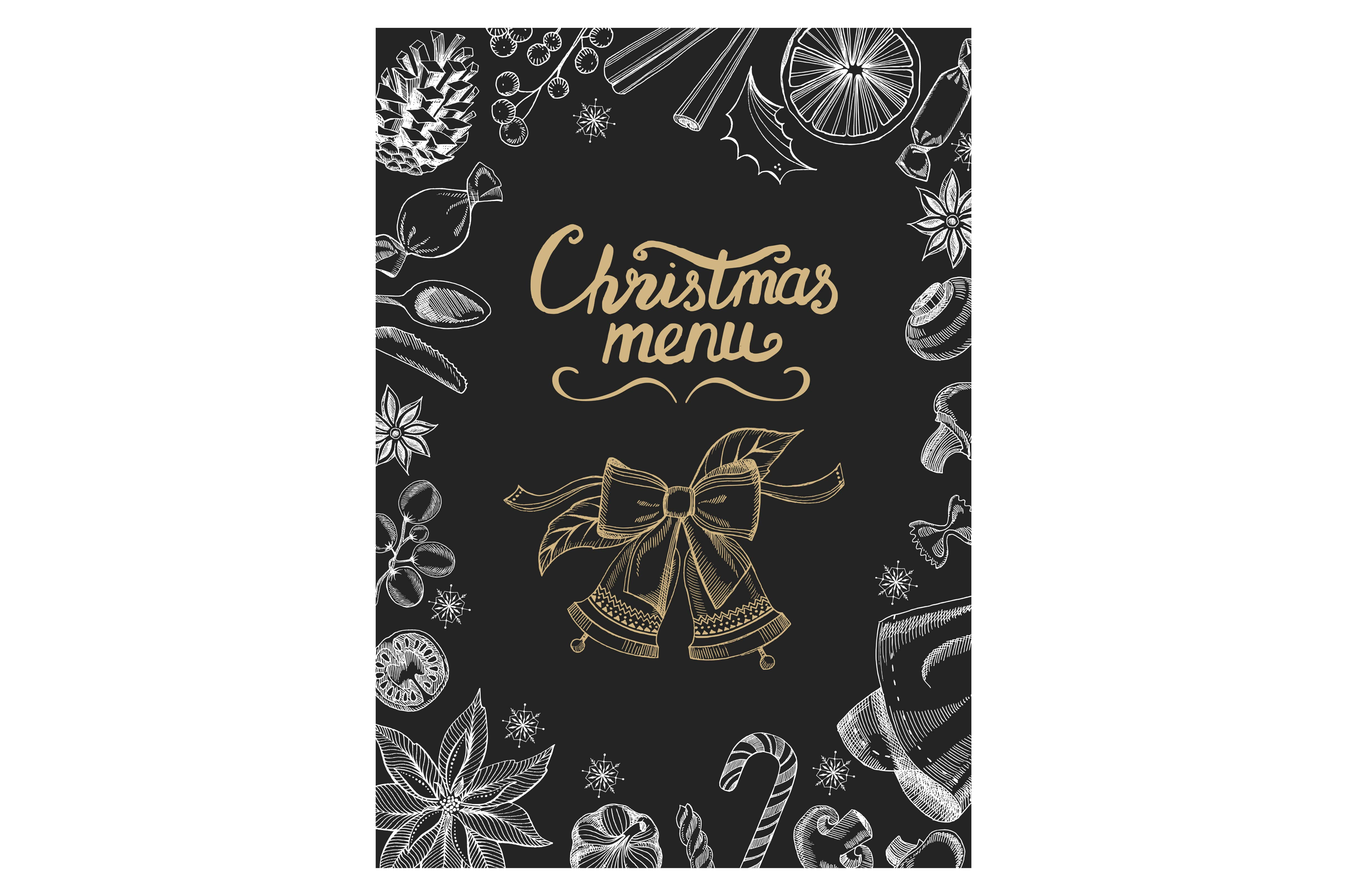 Christmas restaurant menu, a Brochure Template by SpaceDuck