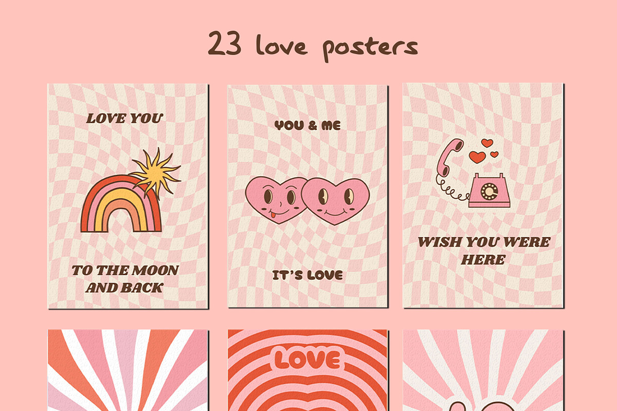 Love Vibes - Retro Valentine's Day