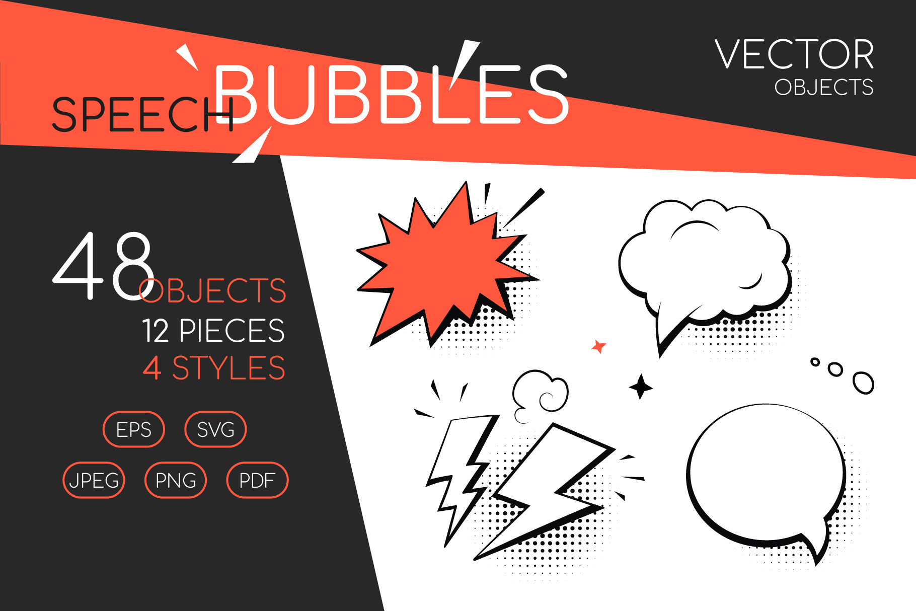 Speech bubbles collection, an Object Graphic by Boyko Pictures