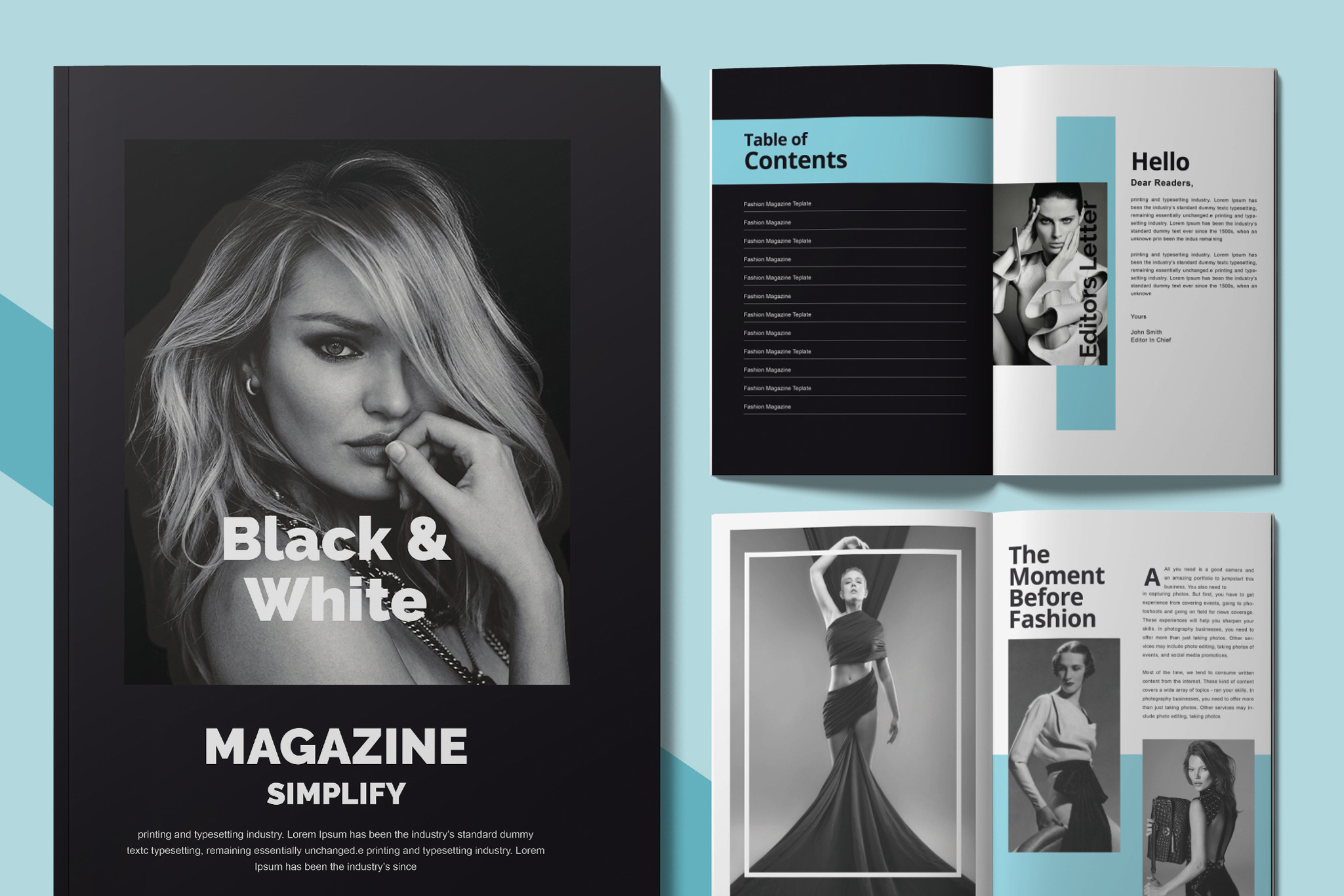 Product Magazine Design | Creative Market