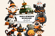 HALLOWEEN CLIPART PACK, a Person Illustration by Daring Digies