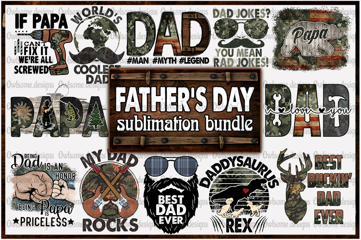 Father's day sublimation bundle