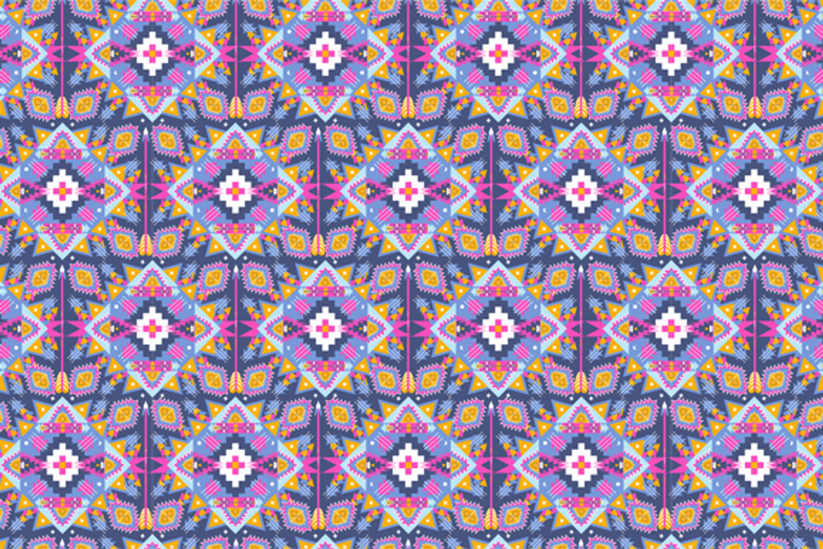 Collection Bright Aztec Patterns, a Pattern Graphic by tomuato ...