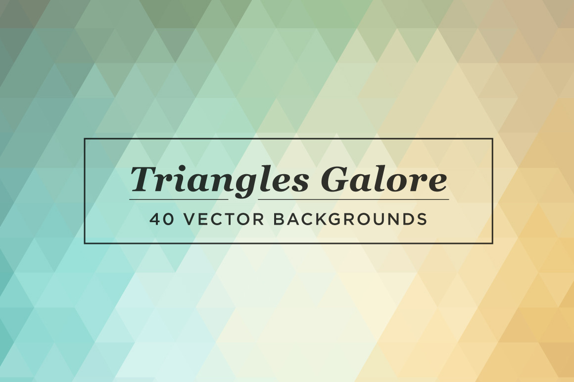 Triangles Galore, a Pattern Graphic by kloroform