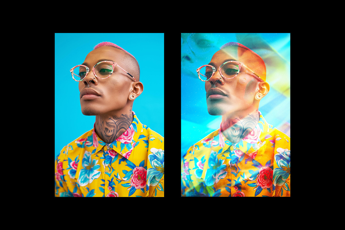 Refracted Prism Poster Effect, a Layer Style Add-On by Design Squad