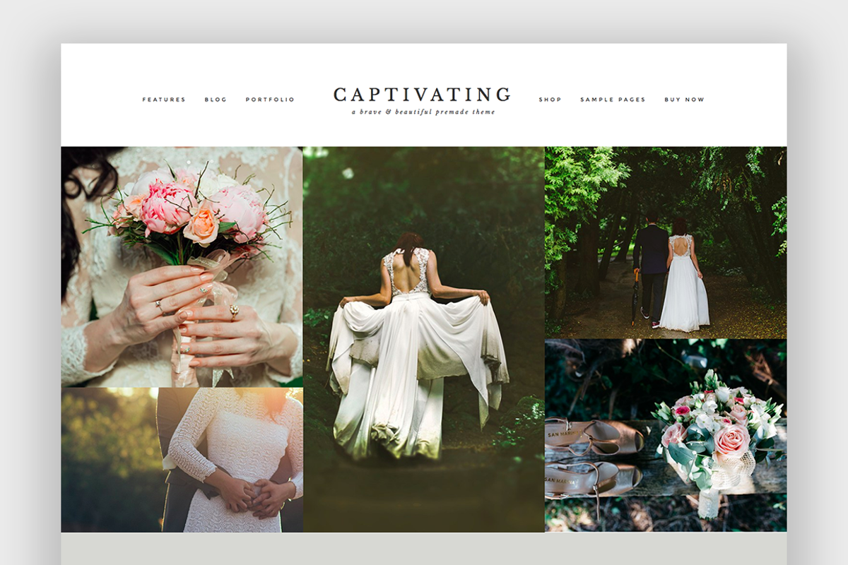 Captivating Wordpress Theme, a WordPress Template by brave + beautiful ...