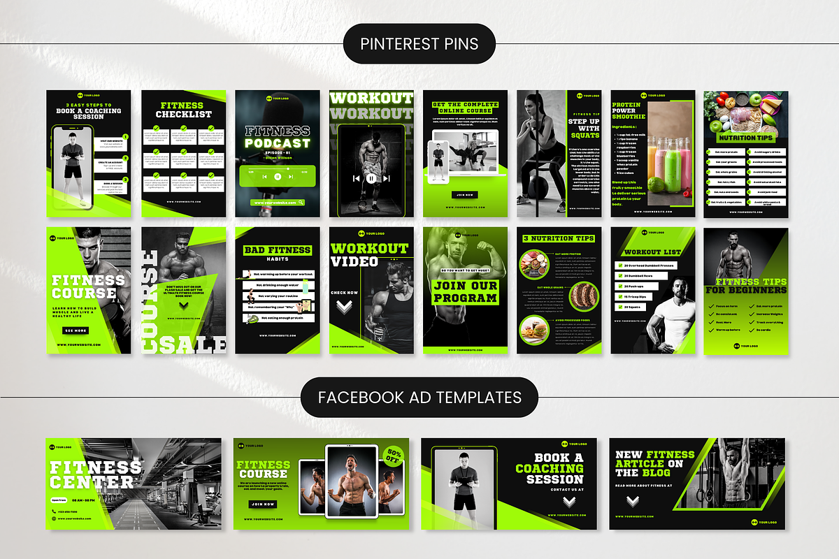 Fitness Coach Social Media Bundle
