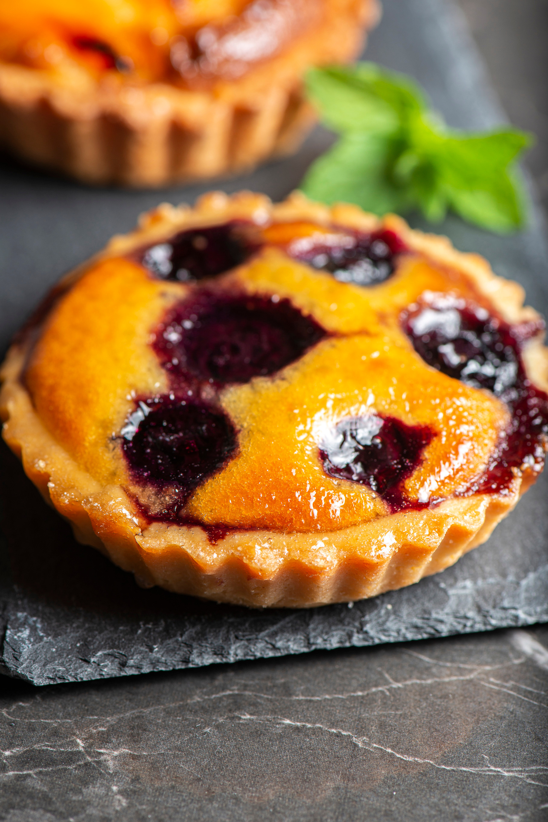 Fruit Frangipane Tart, a Food & Drink Photo by Rob D | Creative Market