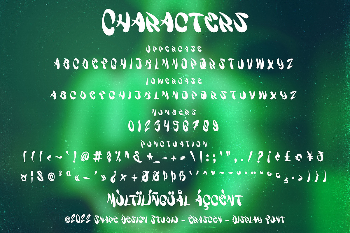 Erascen - Display Font