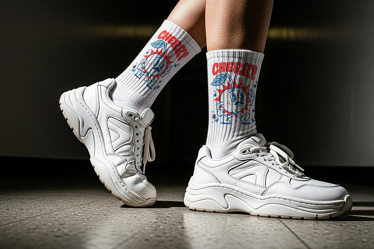 Realistic Socks Mockup, an Apparel Mockup by Designer Dude