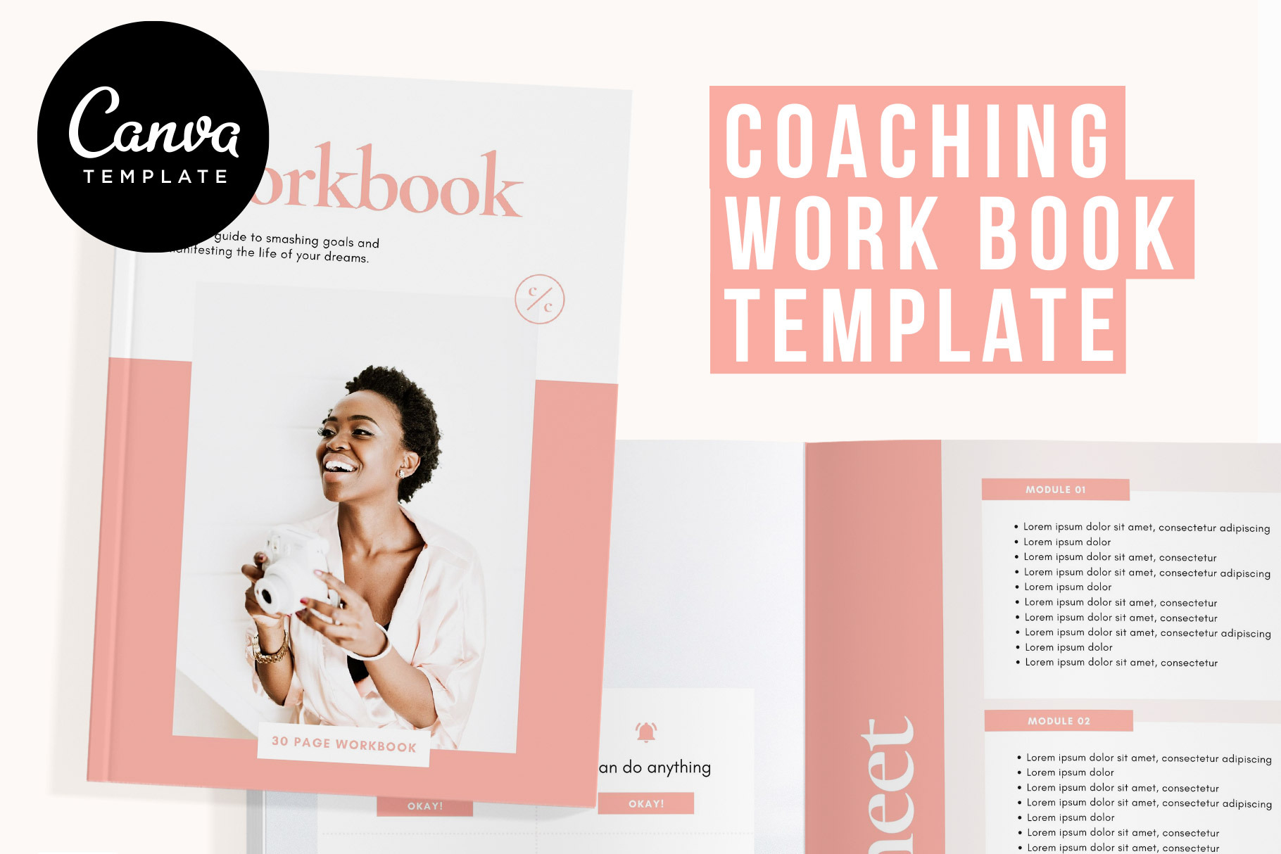 Coaching Workbook Canva Template, a Magazine Template by Cultive ...