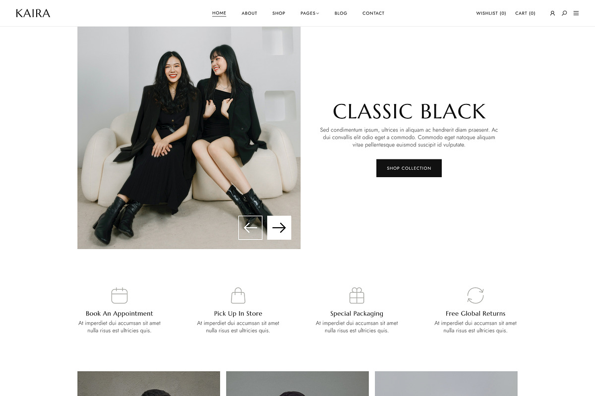 Kaira - Fashion Store Figma Template