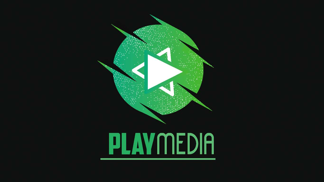 Play Media logo, a Branding & Logo Template by Just Shop