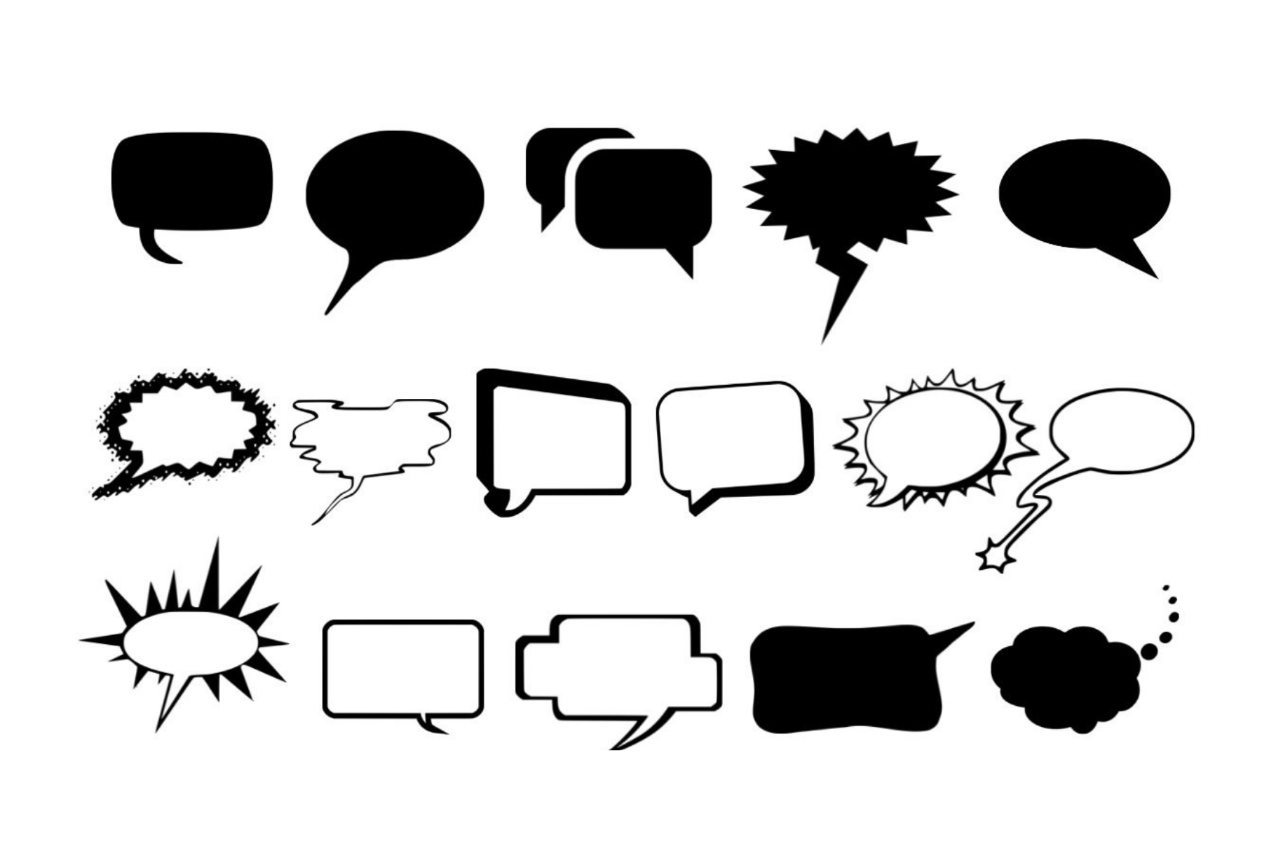 Speech Box SVG, an Illustration by Awieee1