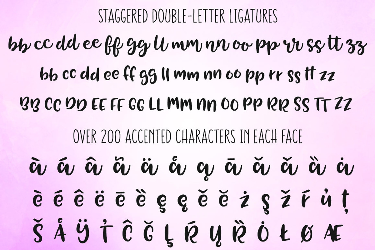 Tingler duo - two handwritten fonts, a Script Font by Missy Meyer
