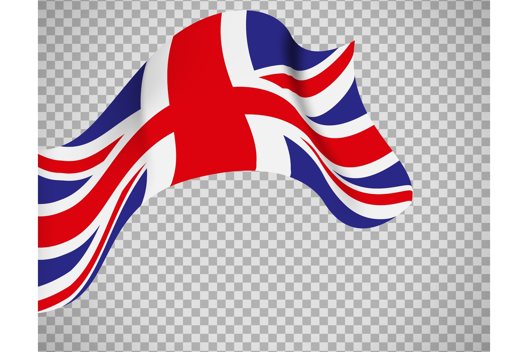 England flag on transparent background, an Object Graphic by Stock ...