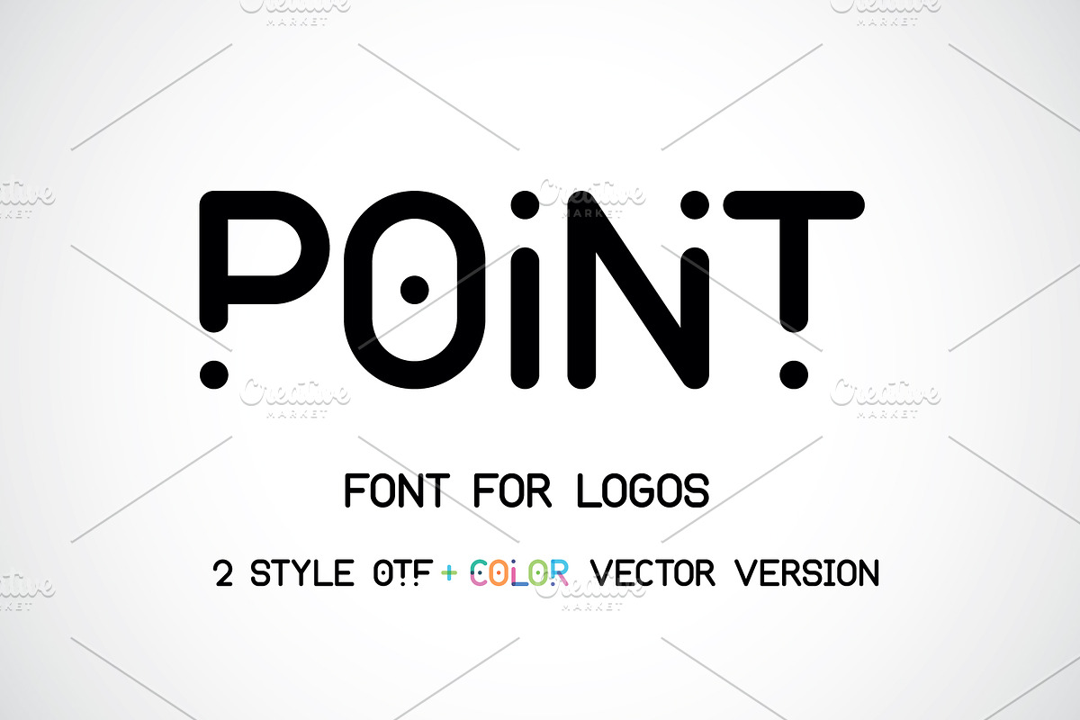 Point Font for logos, a Serif Font by Mymlan Shop