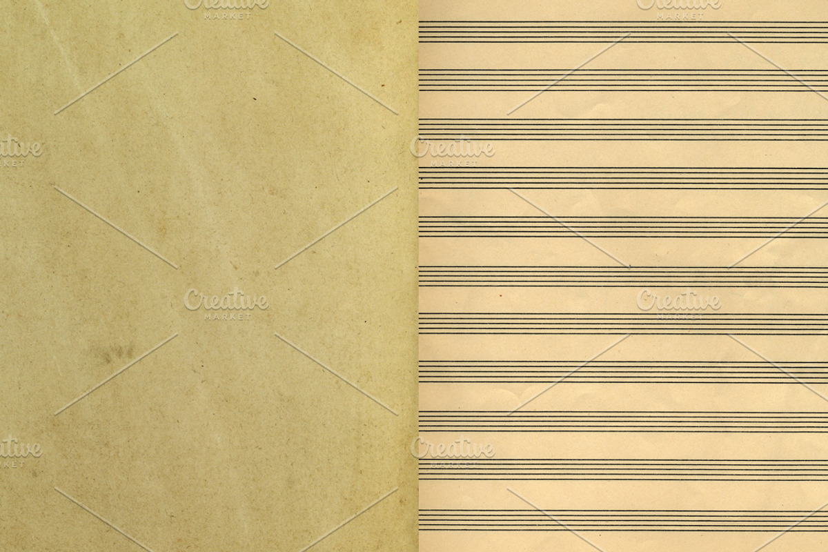 Old Paper Textures, Aged Book Pages, a Texture Graphic by Paper Element