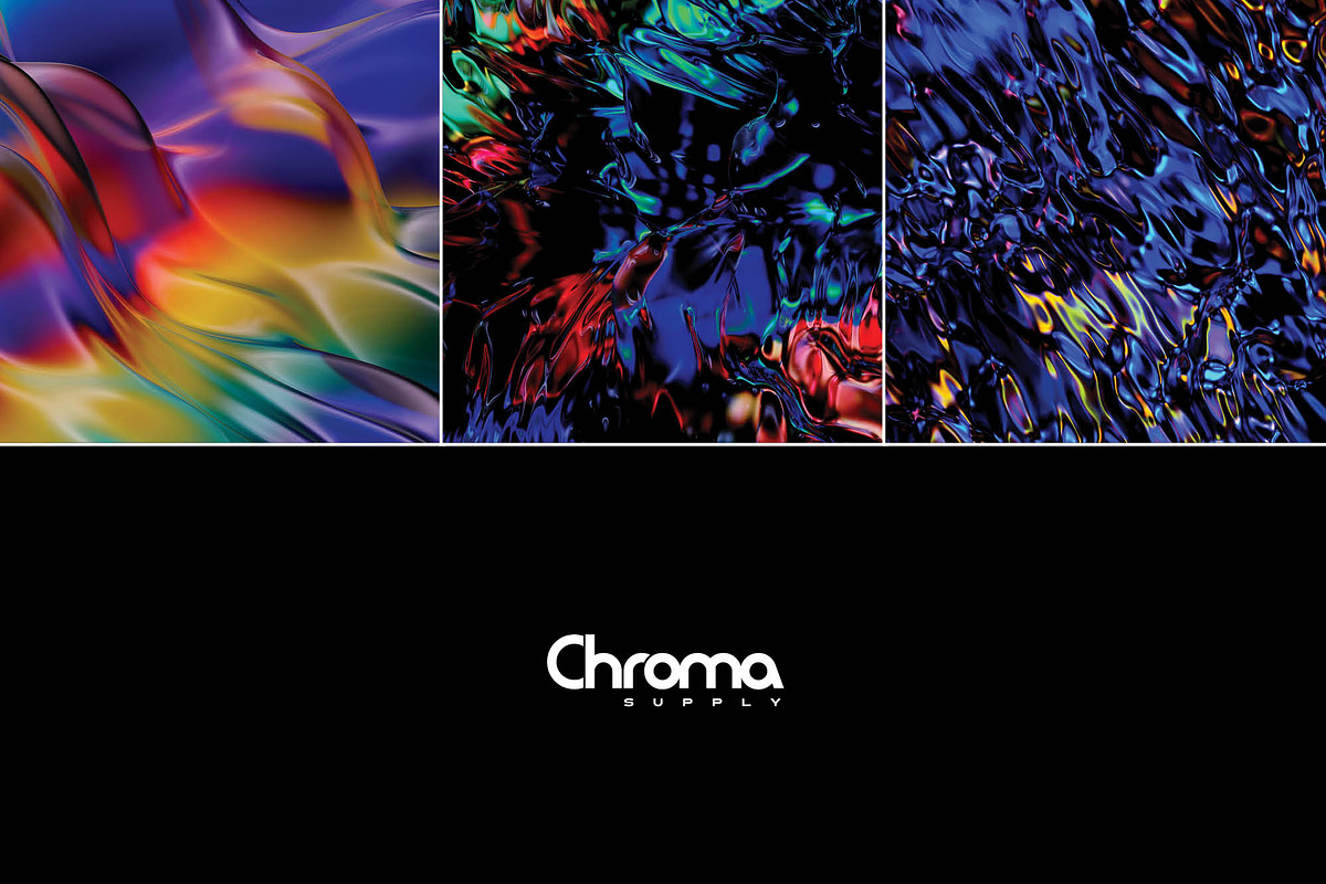 Glisten: Reflective 3D Textures, a Texture Graphic by Chroma Supply