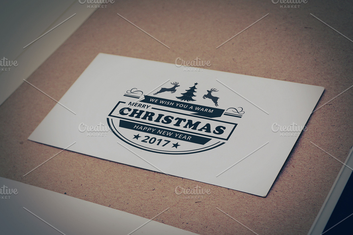 Christmas Greetings Logo & Badges V2, a Branding & Logo Template by ...