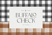 Watercolor Buffalo Check Patterns, a Pattern Graphic by Summit Avenue